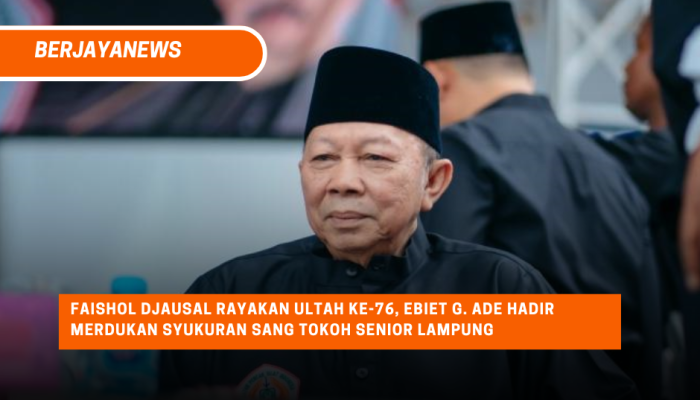Faishol Djausal Rayakan Ultah ke-76, Undang Ebiet G. Ade dan Teman ...